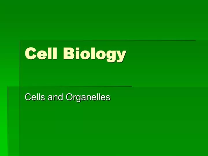 PPT - Cell Biology PowerPoint Presentation, free download - ID:2626423