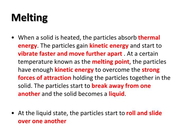 PPT - Kinetic Particle Theory (Kinetic Model of Matter) PowerPoint ...