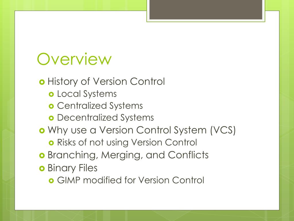 Ppt Configuration Management Version Control Systems Powerpoint