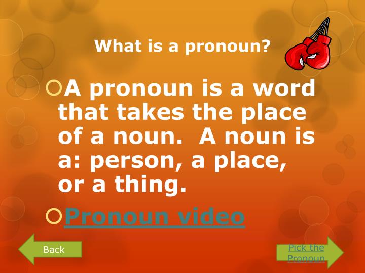 PPT - Pronouns vs. Adjectives Battleground: NOUNS PowerPoint ...