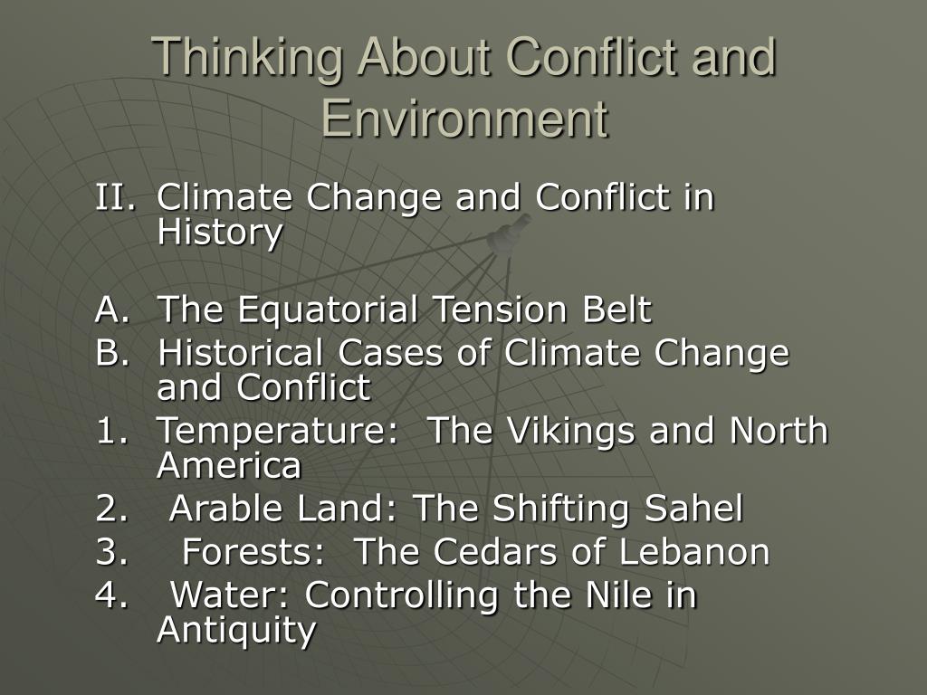 PPT - From Cold War to Hot War: Climate Change and Conflict in the 21 ...