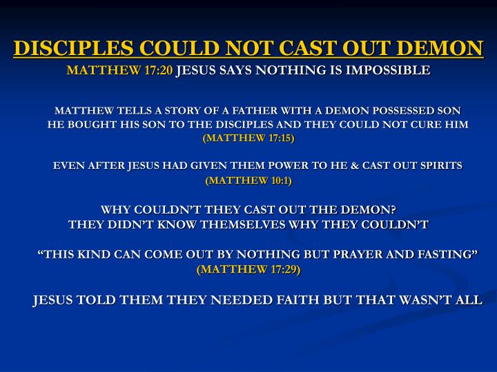 PPT - PRAYER & FASTING PowerPoint Presentation - ID:2627098