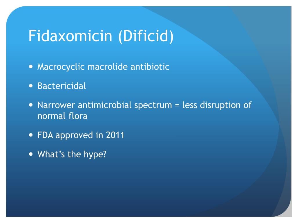 PPT - Clostridium difficile Infections: Diagnosis, Treatment, and ...