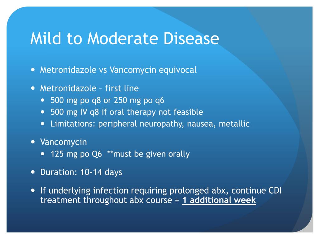 PPT - Clostridium difficile Infections: Diagnosis, Treatment, and ...