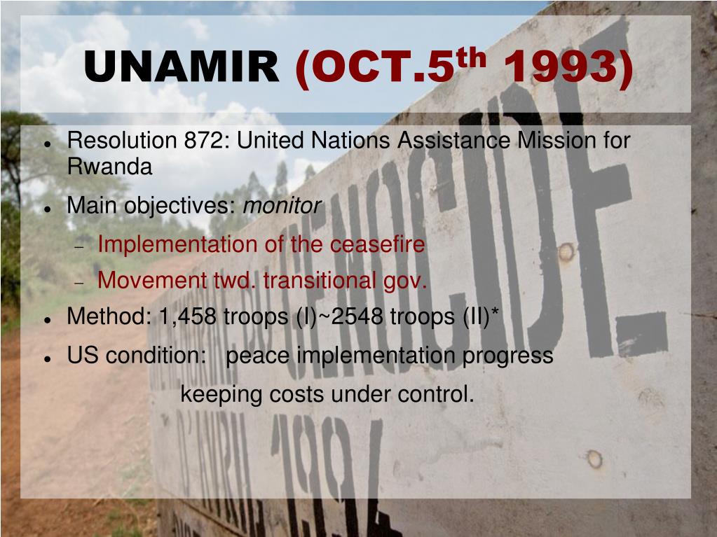 PPT - BYSTANDER TO GENOCIDE -INTERNATIONAL FAILURE IN RWANDA- Leo ...