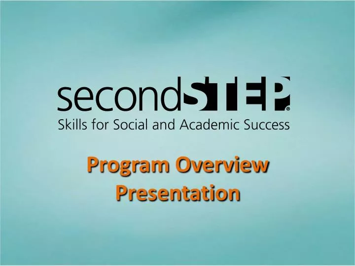 PPT - Program Overview Presentation PowerPoint Presentation, free ...