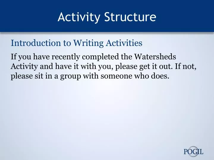 PPT - Activity Structure PowerPoint Presentation, free download - ID ...