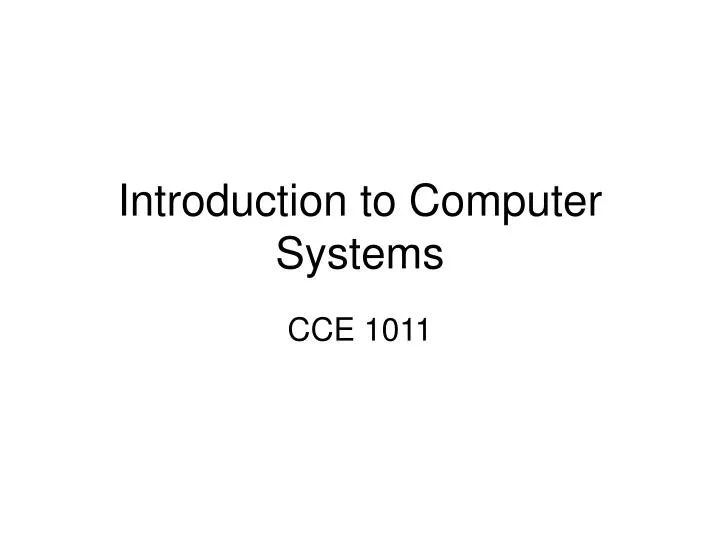 PPT - Introduction to Computer Systems PowerPoint Presentation, free ...