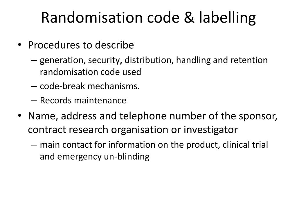 PPT - 4. Clinical Trials Supply Investigational Medicinal Products ...