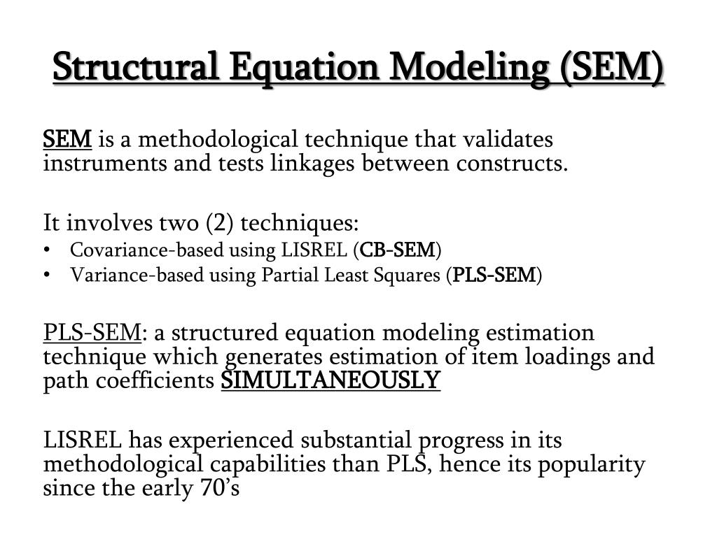 PPT - Using PLS-Graph in Structural Equation Modeling Data Analysis ... PPT - Using PLS-Graph in Structural Equation Modeling Data Analysis ...