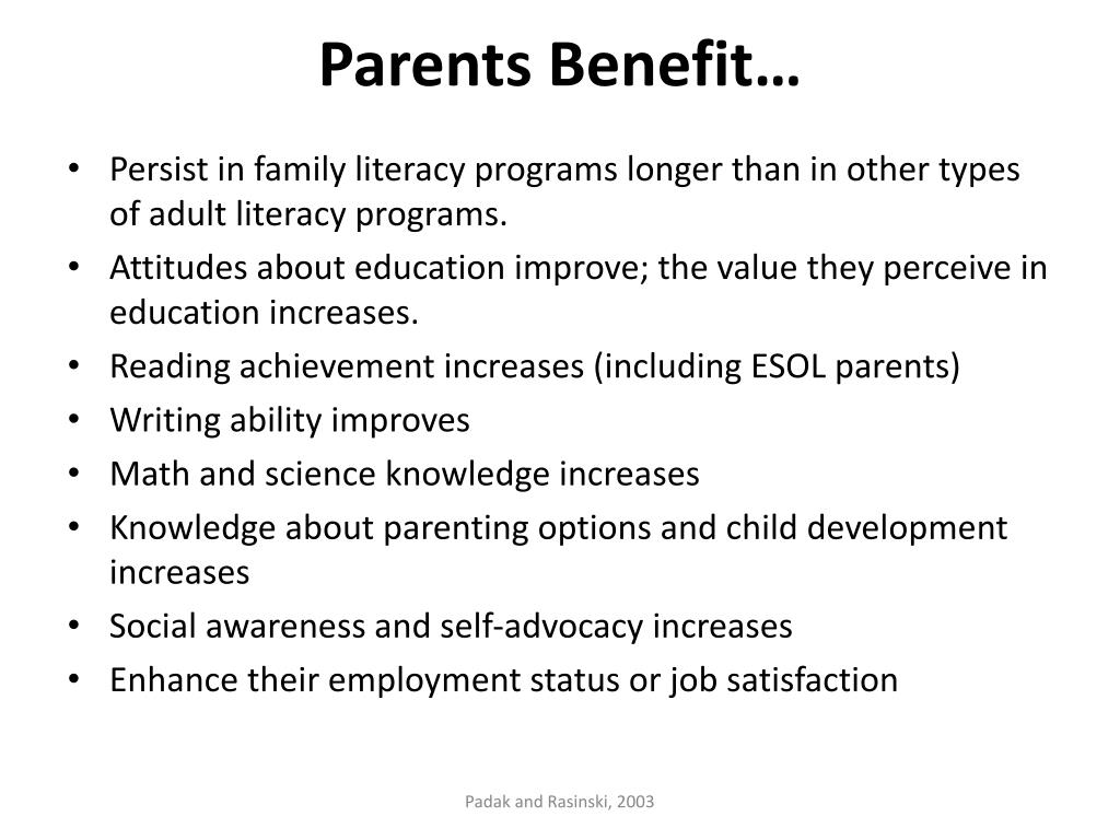 PPT - Family Engagement and Family Literacy PowerPoint Presentation ...