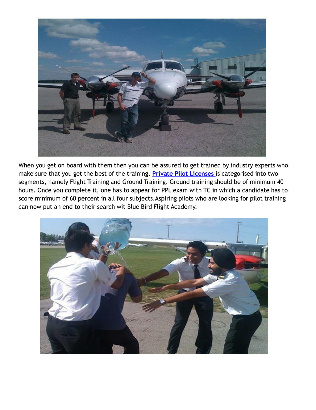 PPT - Commercial pilot Training at Blue Bird Flight Academy PowerPoint ...