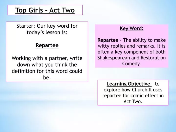 PPT - Top Girls – Act Two PowerPoint Presentation, free download - ID ...