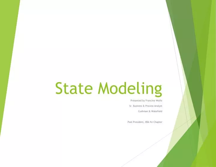 PPT - State Modeling PowerPoint Presentation, free download - ID:2630048