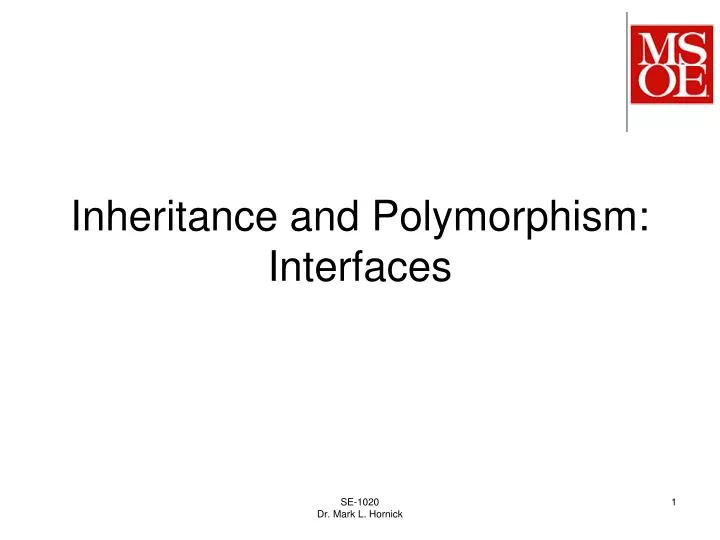 PPT - Inheritance and Polymorphism: Interfaces PowerPoint Presentation ... PPT - Inheritance and Polymorphism: Interfaces PowerPoint Presentation ...