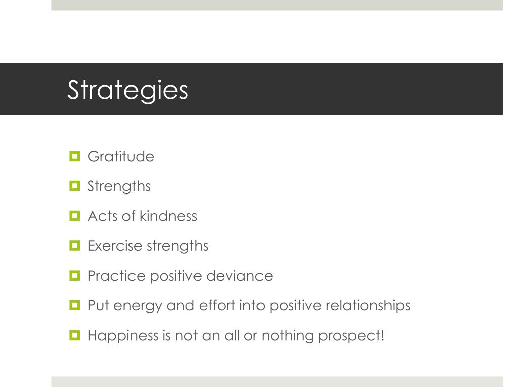 PPT - Positive Psychology Strategies for Promoting Student Well-being ...