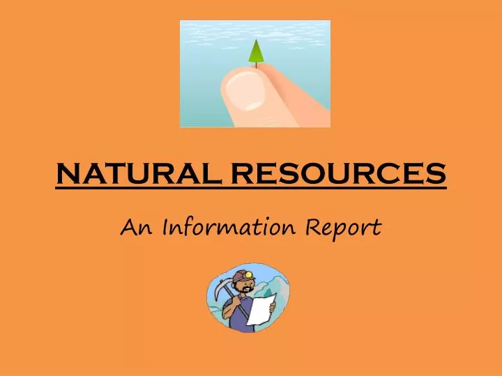 PPT - NATURAL RESOURCES PowerPoint Presentation, free download - ID:2630567