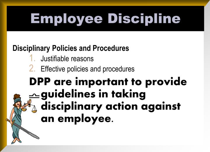 PPT - Chapter 12 Employee Discipline PowerPoint Presentation - ID:2630781