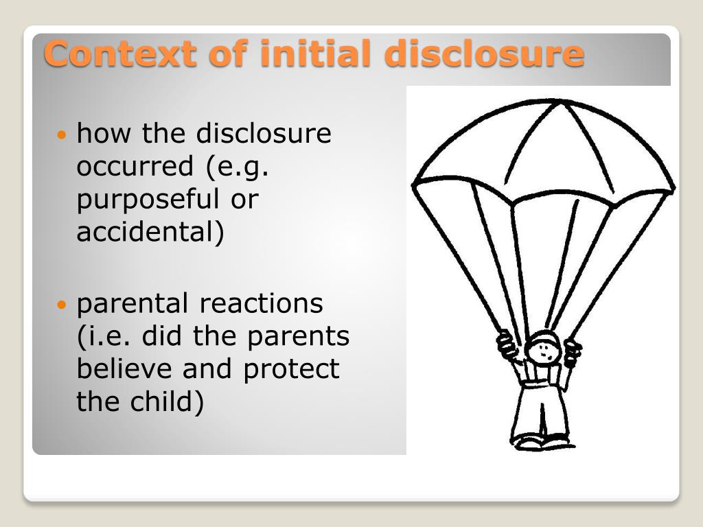 PPT - Predictors of Disclosure in Child Sexual Abuse Cases: Insights ...