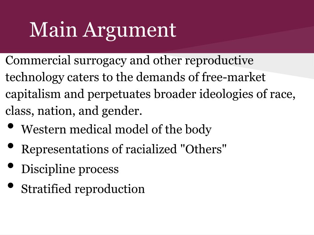 PPT - Baby Assembly Line: Commercial Surrogacy and the Commodification ...