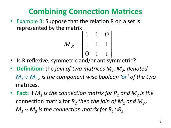 PPT - 8.3 Representing Relations PowerPoint Presentation - ID:2630982