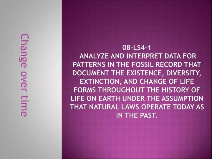 PPT - Change over time PowerPoint Presentation, free download - ID:2631029