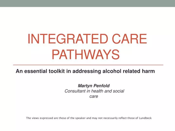 PPT - Integrated Care Pathways PowerPoint Presentation, free download ...