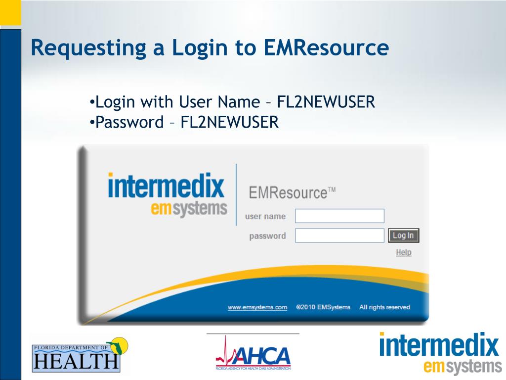 PPT - ESS to EMResource Basic Hospital User Training PowerPoint ...