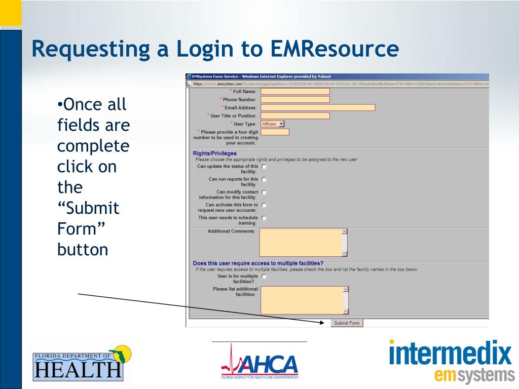PPT - ESS to EMResource Basic Hospital User Training PowerPoint ...