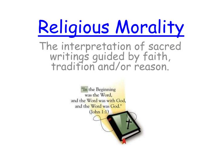 PPT - The Relationship between Religion and Moral Values PowerPoint ...