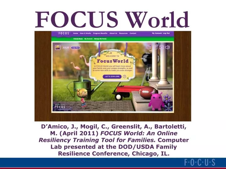 PPT - FOCUS World PowerPoint Presentation, free download - ID:2631461