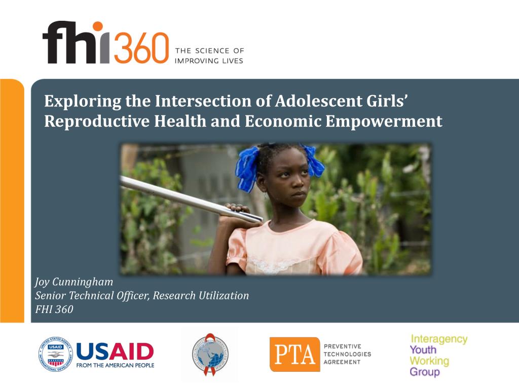 Ppt Exploring The Intersection Of Adolescent Girls Reproductive