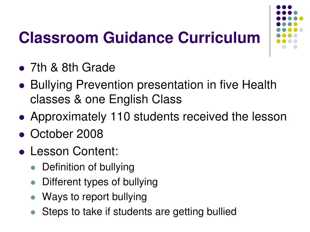 PPT - Bullying Prevention Results: Bonita Vista Middle School ...