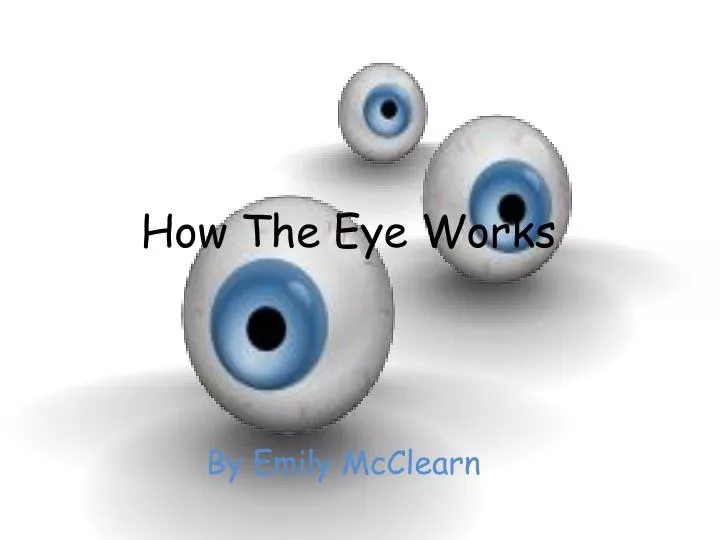 PPT - How The Eye Works PowerPoint Presentation, free download - ID:2632526