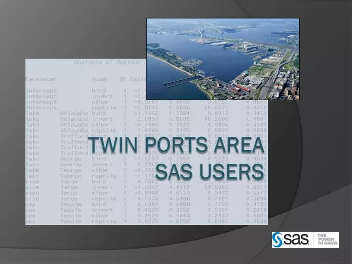 PPT - Twin Ports Area SAS Users PowerPoint Presentation, free download ...