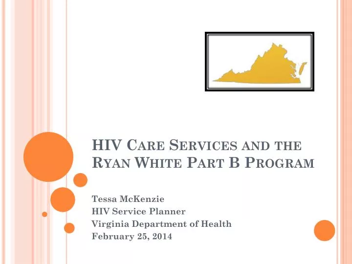 PPT - HIV Care Services and the Ryan White Part B Program PowerPoint ...