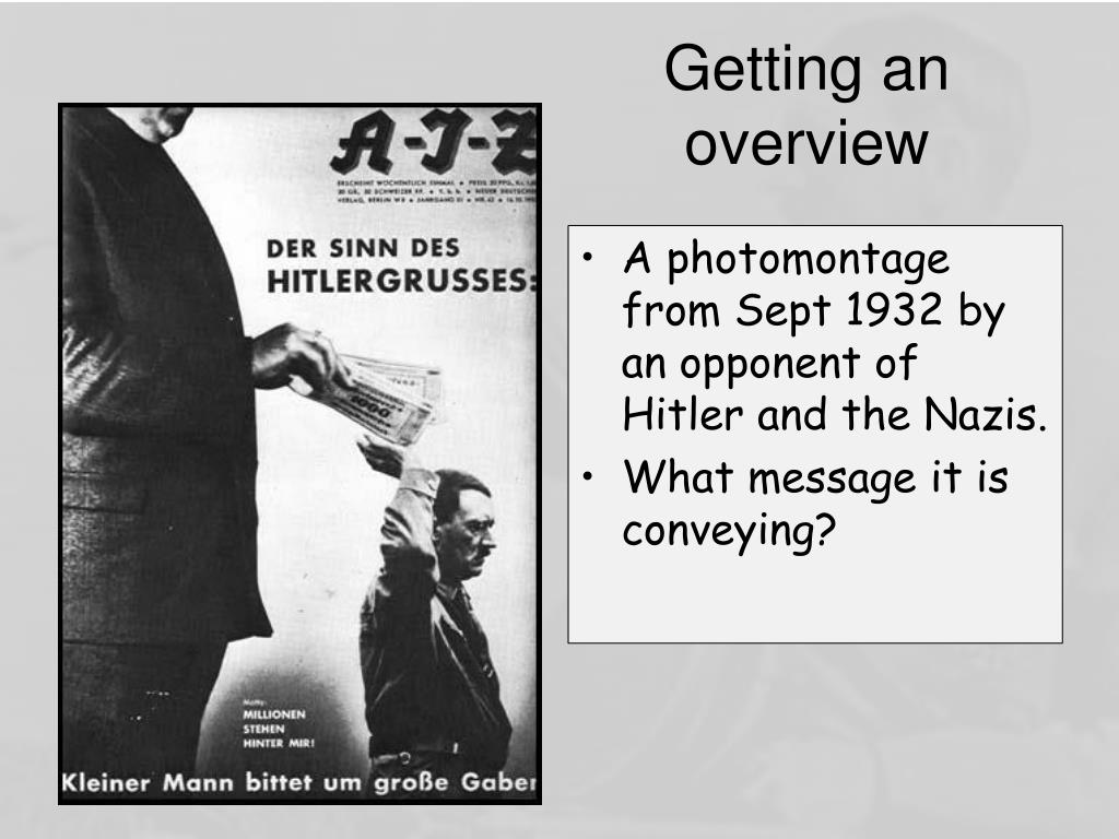 PPT - Creation of the Nazi state So why did Hitler become Chancellor in ...