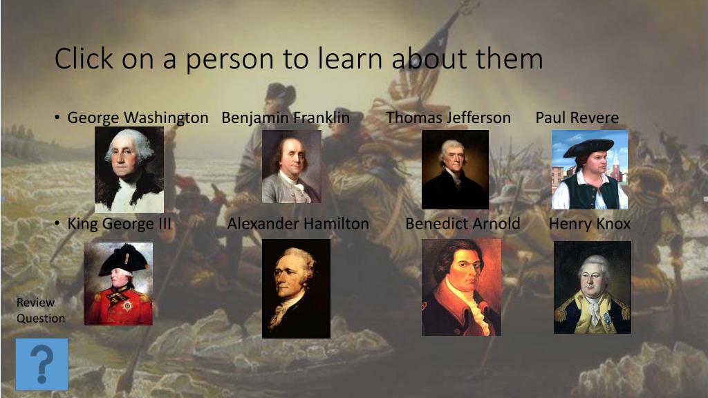 PPT - Key People of the American Revolution PowerPoint Presentation ...