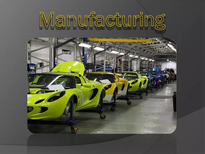 PPT - Manufacturing PowerPoint Presentation, free download - ID:2634897