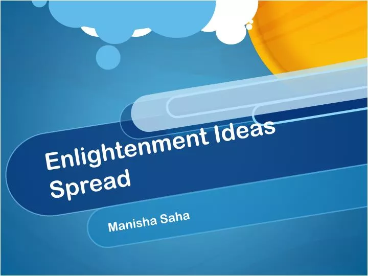 PPT - Enlightenment Ideas Spread PowerPoint Presentation, free download ...