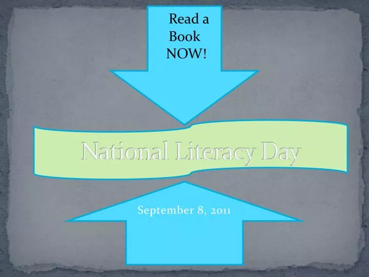 PPT - National Literacy Day PowerPoint Presentation, free download - ID ...