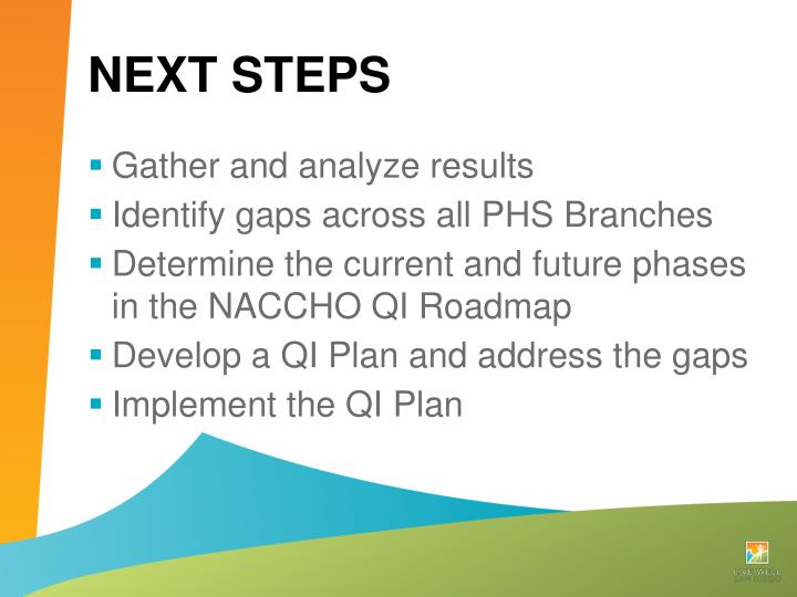 PPT - NACCHO Organizational Culture of quality self-assessment tool ...