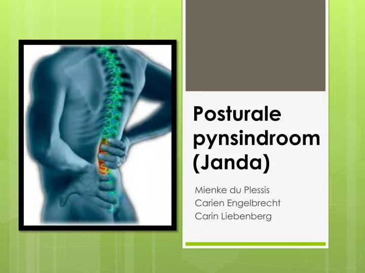PPT - Posturale pynsindroom ( Janda ) PowerPoint Presentation, free ...