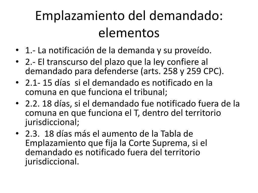 PPT - Forma de iniciar el juicio ordinario: Por demanda del actor ...