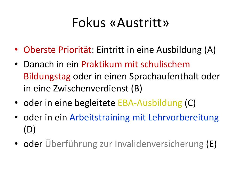 PPT - Übersicht: von der Anmeldung bis zum Austritt PowerPoint ...
