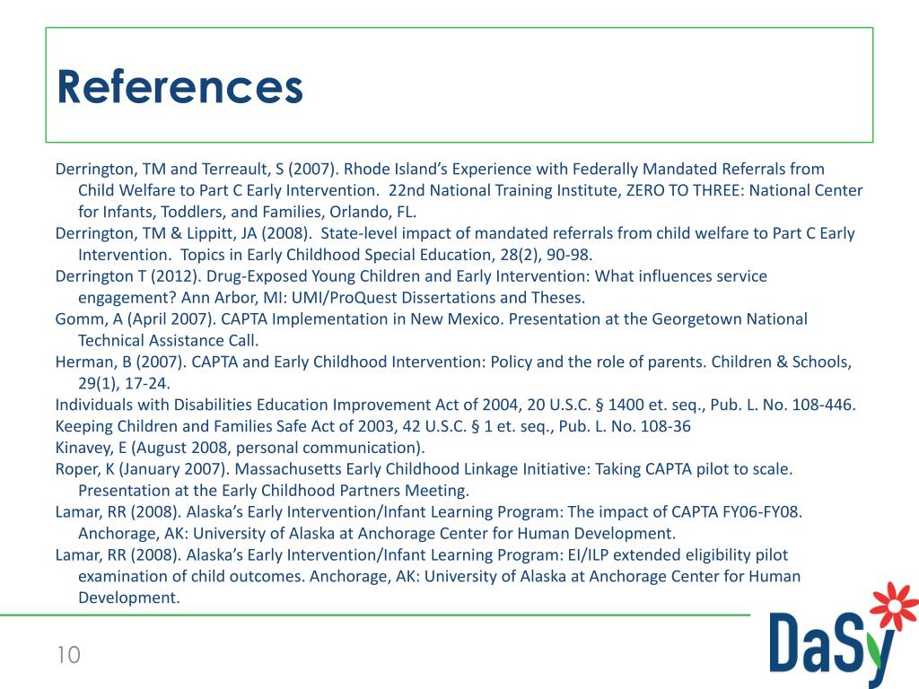 PPT - Taletha Derrington DaSy Center @ SRI International PowerPoint ...