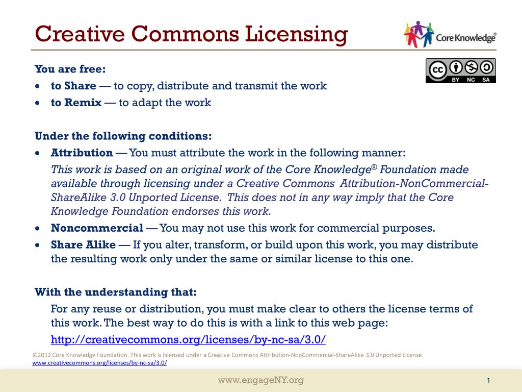 PPT - Creative Commons Licensing PowerPoint Presentation, free download ... PPT - Creative Commons Licensing PowerPoint Presentation, free download ...