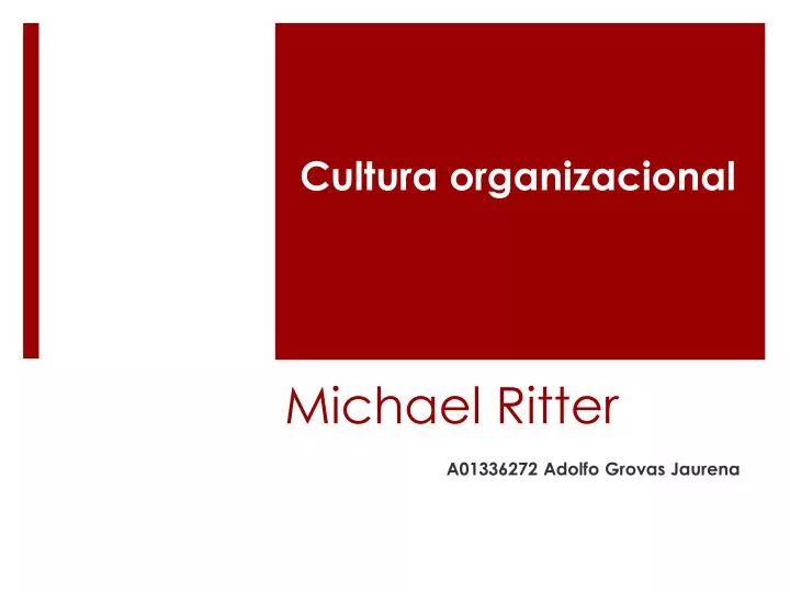 PPT - Michael Ritter PowerPoint Presentation, free download - ID:2636438