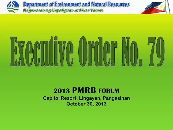 PPT - Executive Order No. 79 PowerPoint Presentation, free download ...