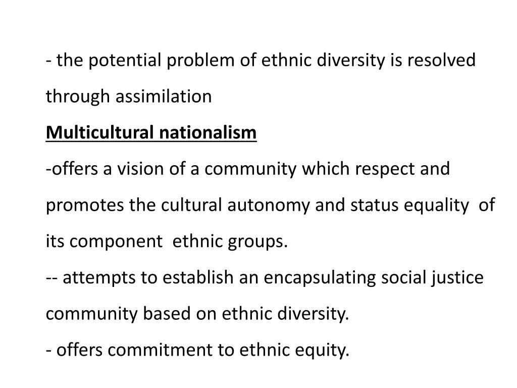 PPT - Civic Nationalism Ethnocultural Nationalism Multicultural Natio ...